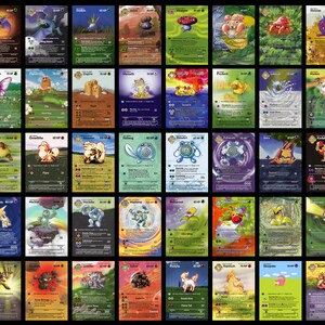 151 Full Art Base Set Custom Made tracked Shipping - Etsy