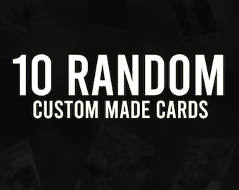 Mystery Bundle! 25 Random Custom Cards! - Etsy UK