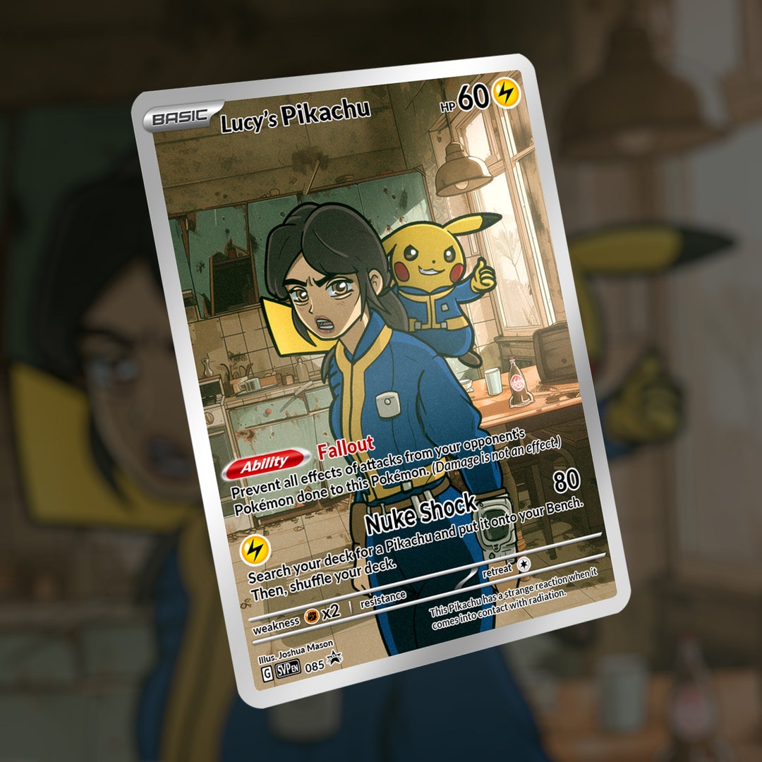 Lucy's Pika Card! Custom Card! - Etsy