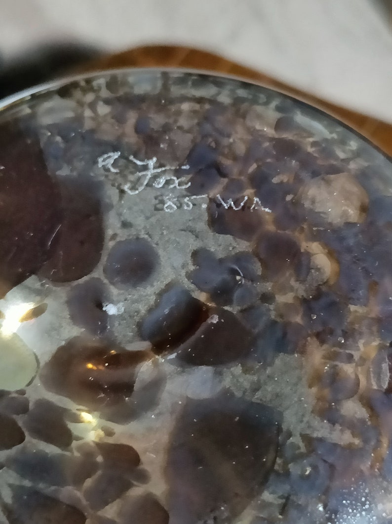 Rare, Early Alan Fox 1980's Australian Hand Blown Art Glass Vase ...