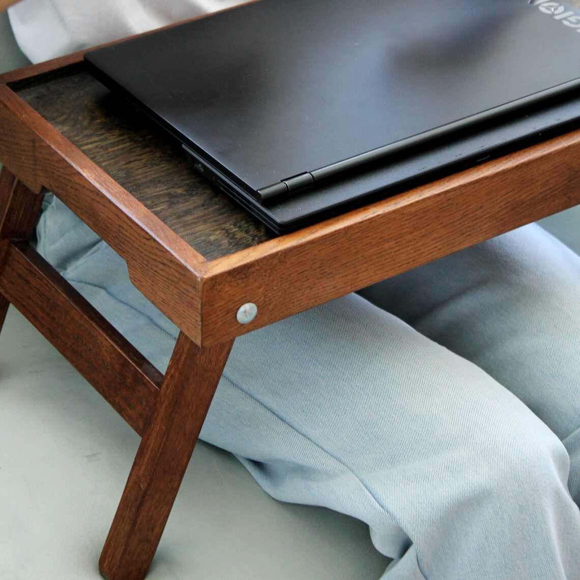 Wooden MacBook Stand Special Stand for Breakfast in Bed Portable ...