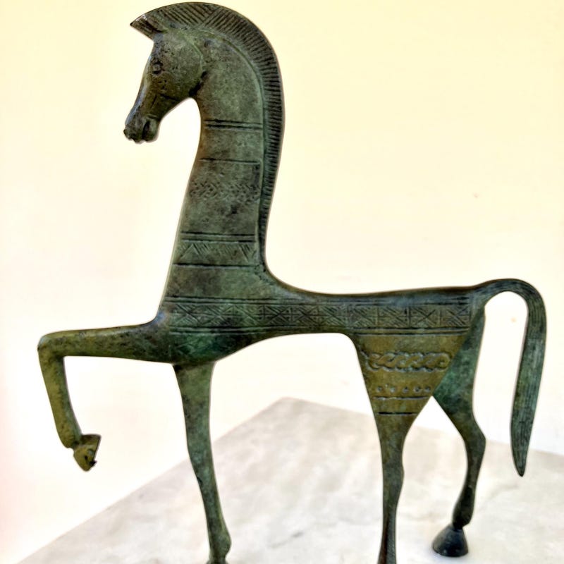 Bronze statue pferd - Etsy.de
