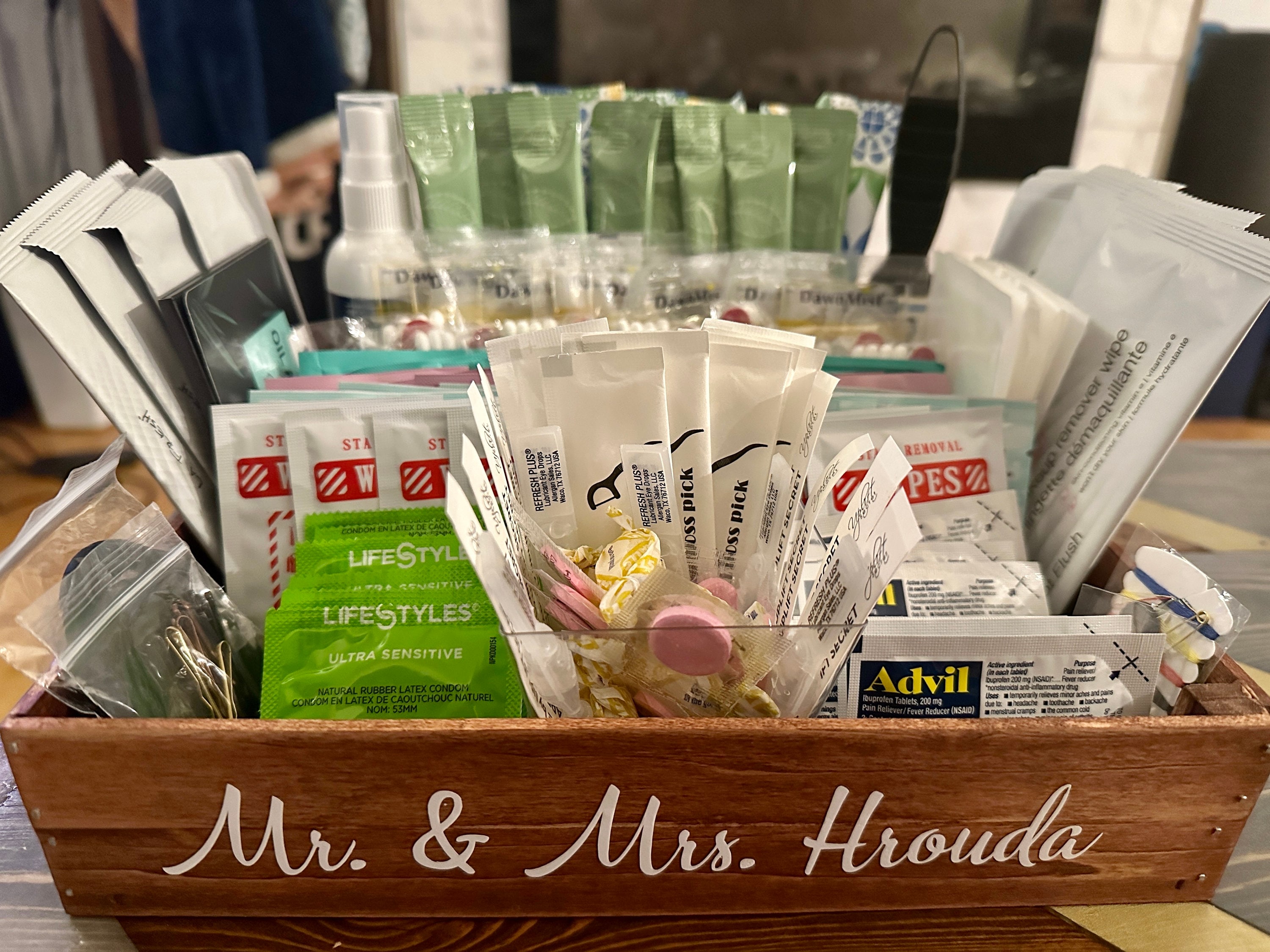 Large Women's Event Bathroom Basket Premium, Deluxe Essentials for ...