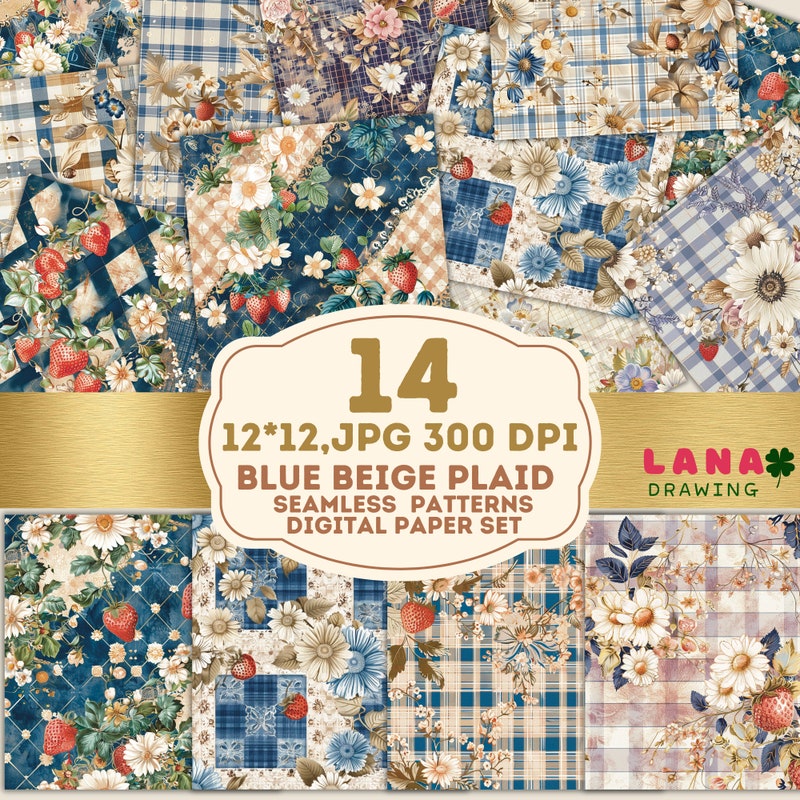 Digital Paper Pack - Etsy