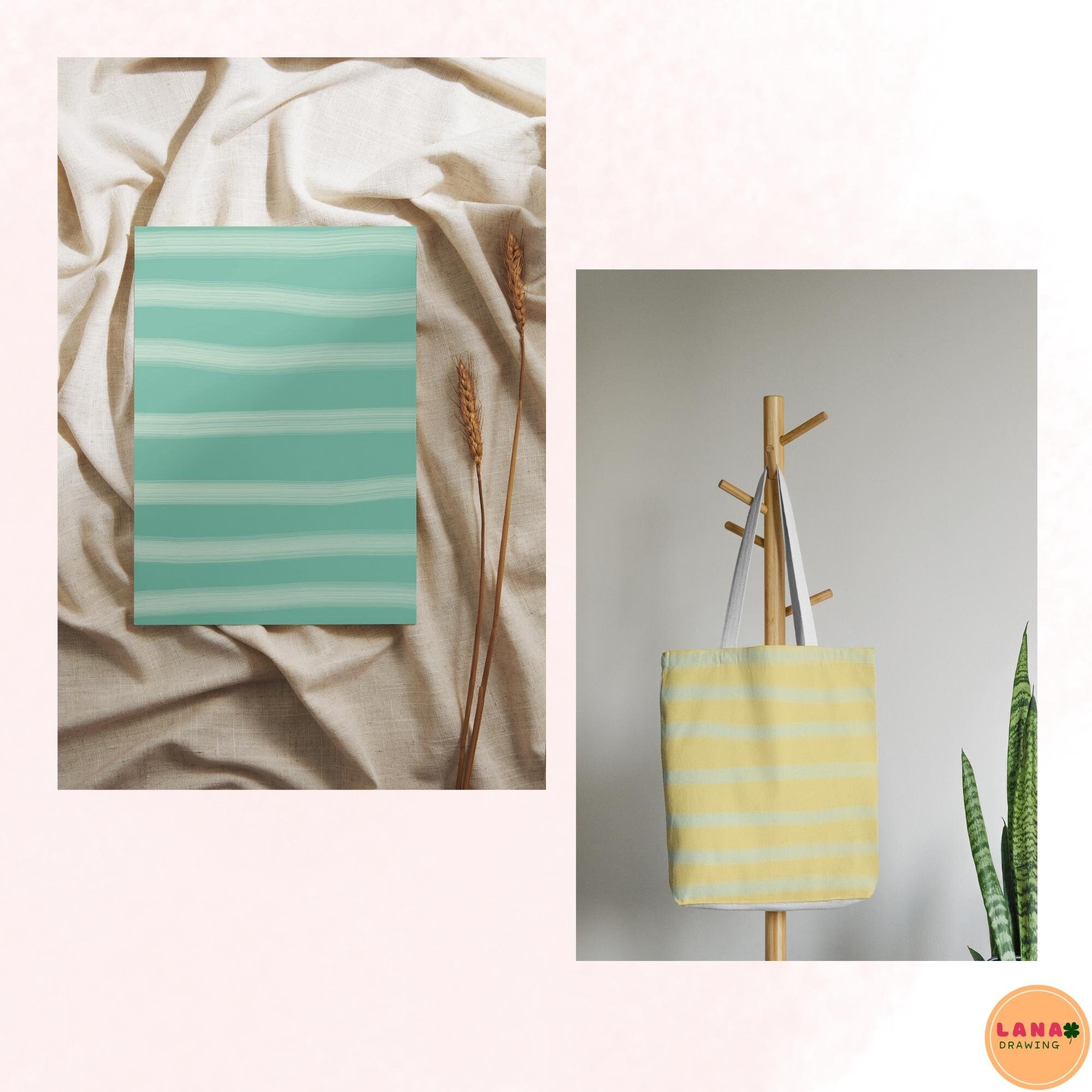 Doodle Digital Papers, Star Patterns, Pastel Brush Stroke Paper, Line ...