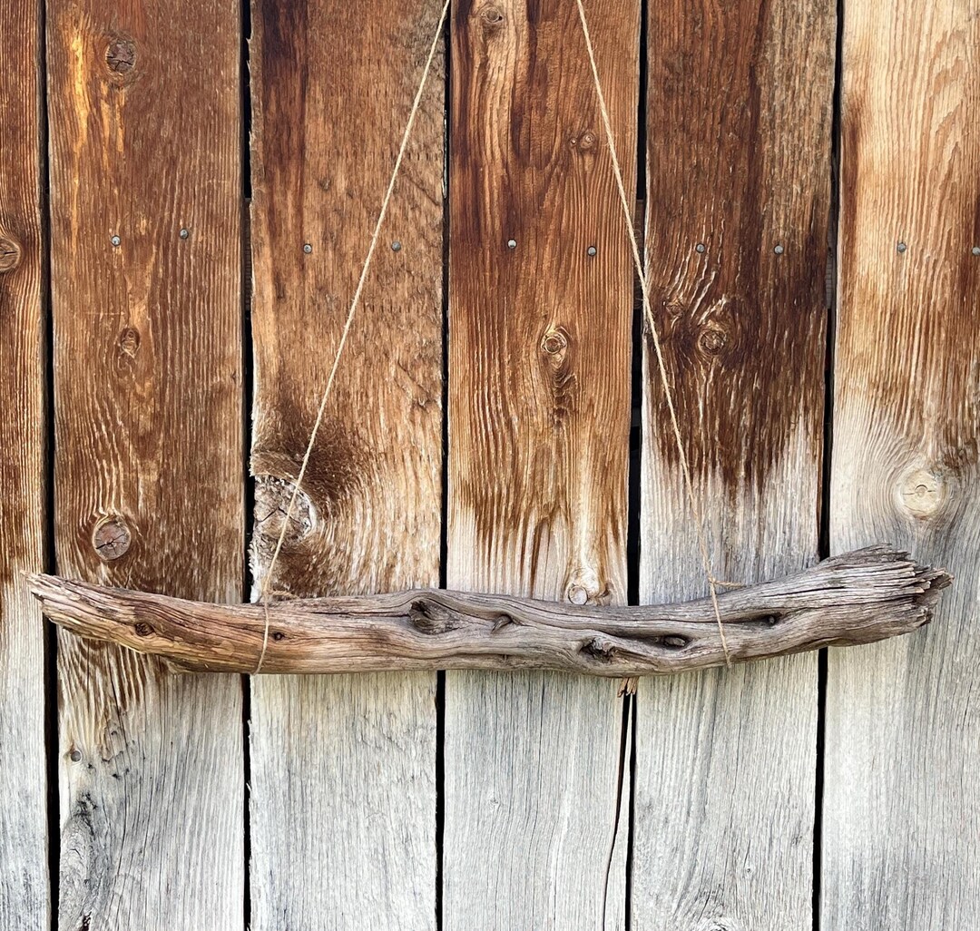 Twisted Wood Hanging Branch Decor, Juniper Deadwood, Tree Branch Wall ...
