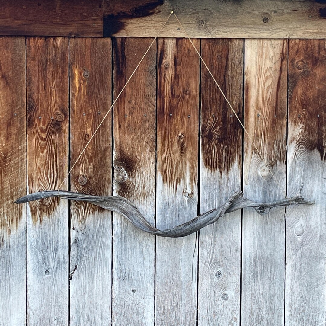 Twisted Wood Hanging Branch, Juniper Deadwood, Tree Branch Wall Decor ...