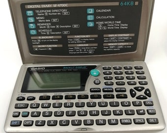 Casio Databank Touch Pocket Size Retro Databank Mini Pc 1989’s Model ...