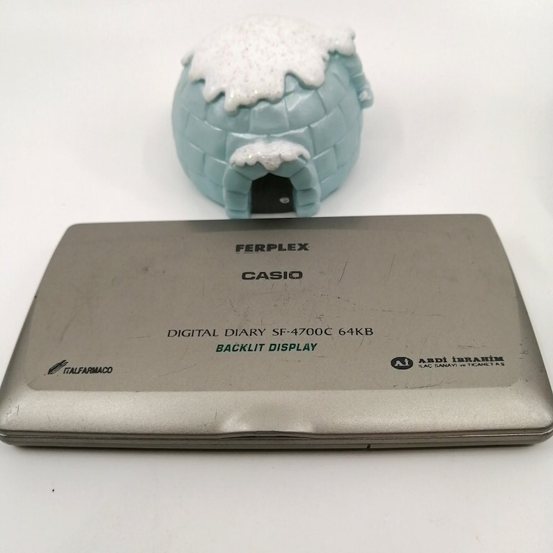 Casio Databank SF- 4700C Pocket Size Retro Databank Mini Pc 1990’ S ...