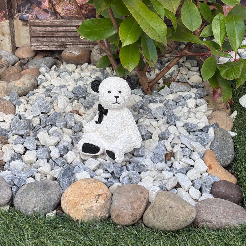 Sitting Teddy Bear Figurine - Etsy UK