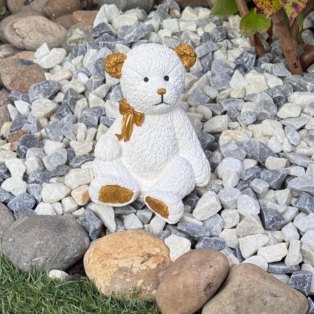 Child Memorial Stone Teddy Bear: Graveside Remembrance - Etsy