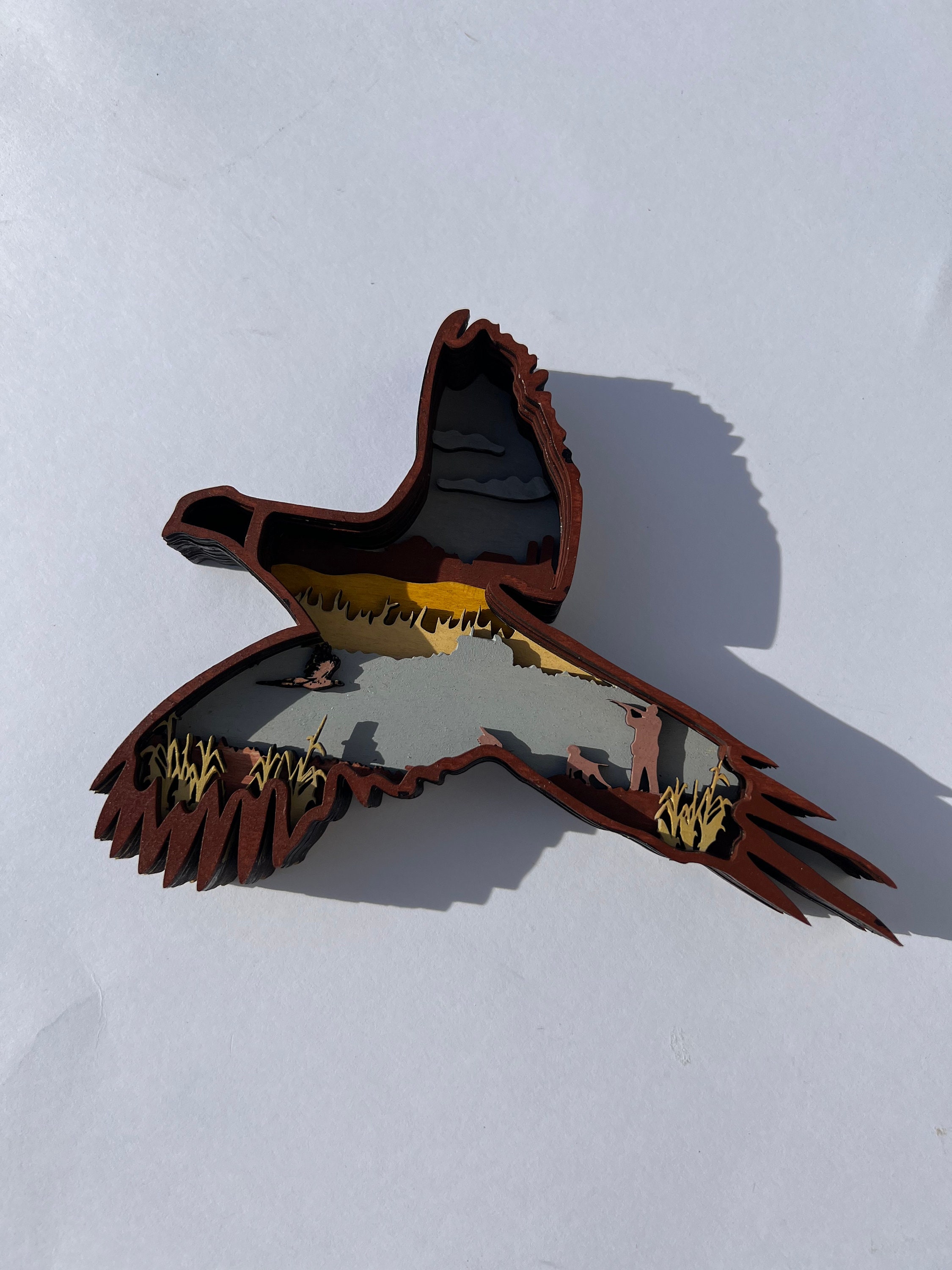 Pheasant Wall Art Laser Cut Pheasant Shooting Scene Gift for - Etsy