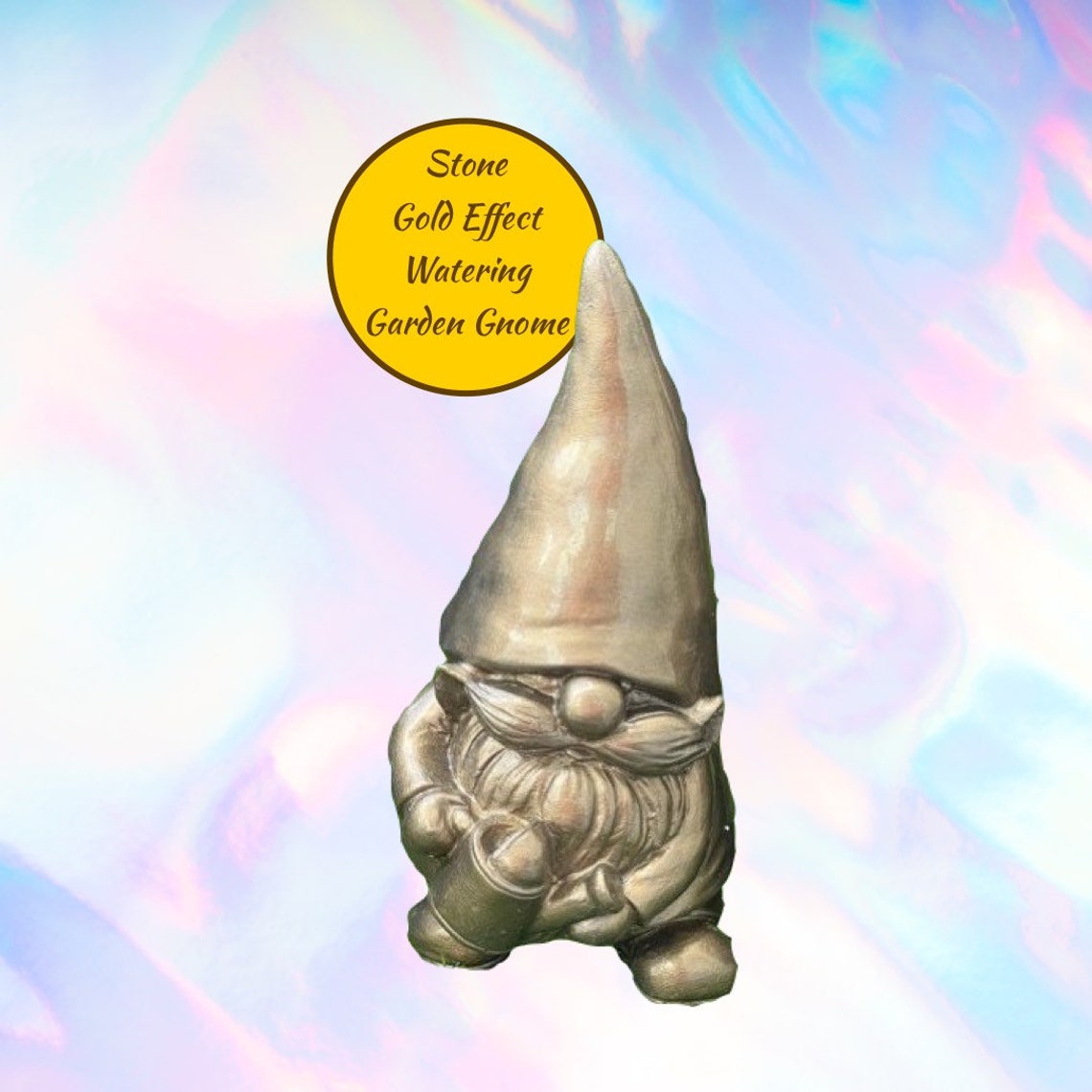 Hand Painted Bronze Effect Garden Gnome Ideal Gift for Home - Etsy