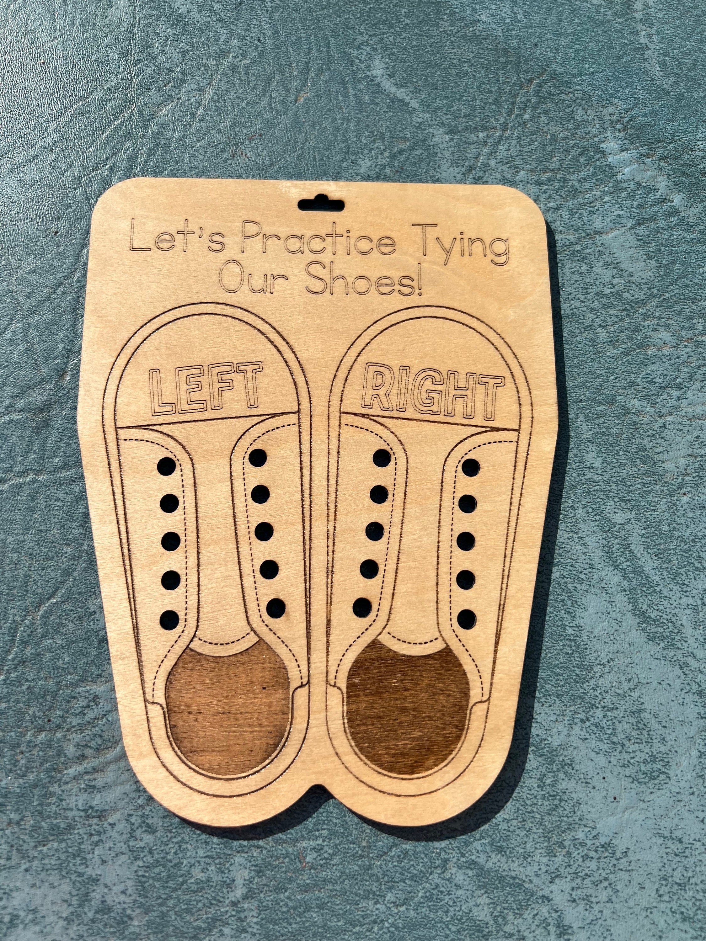 Laser Cut Shoe Lace Practice Board Teach Children to Tie Their - Etsy UK