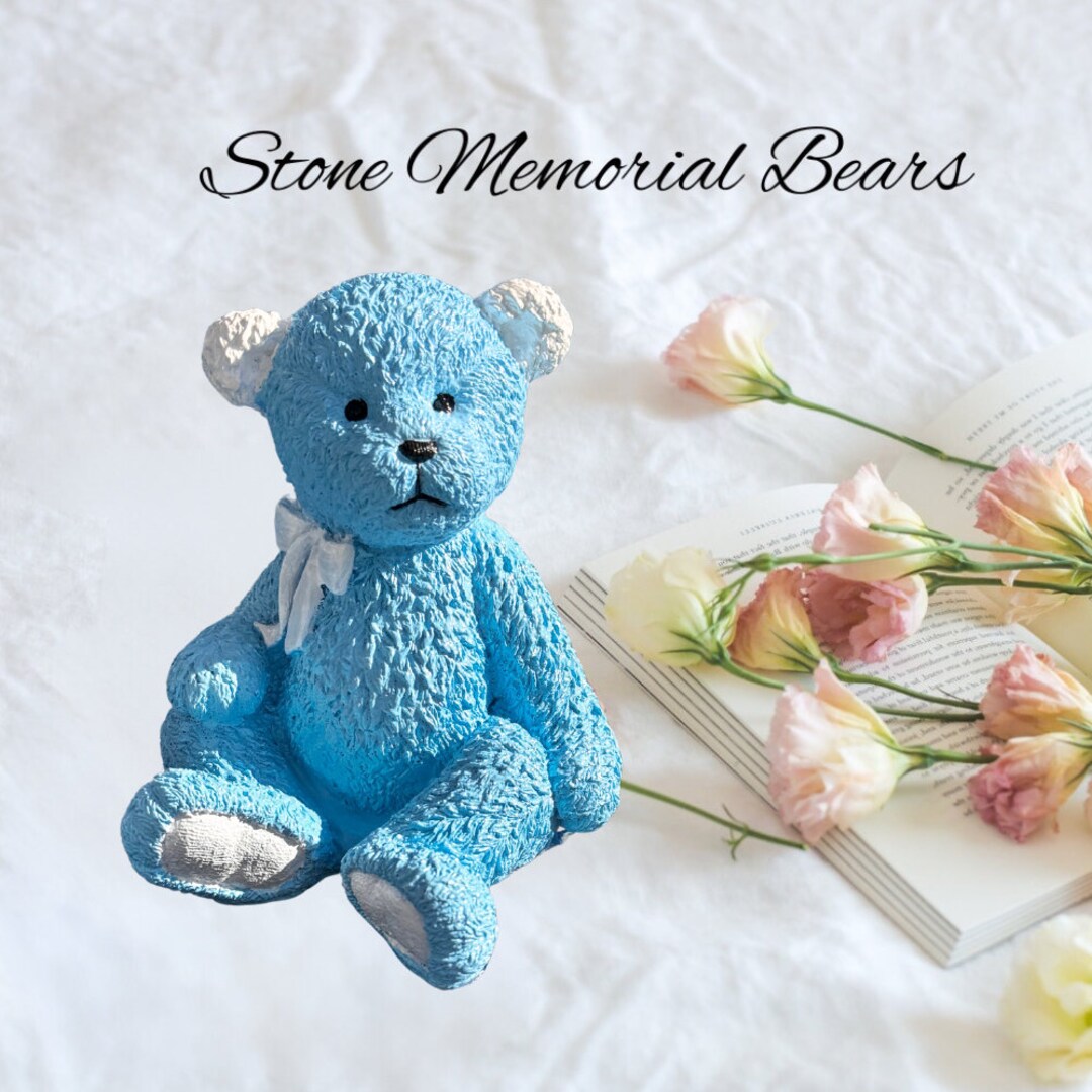 Memorial Graveside Teddy Bear, Child Grave Marker, Baby Loss, Baby Born ...