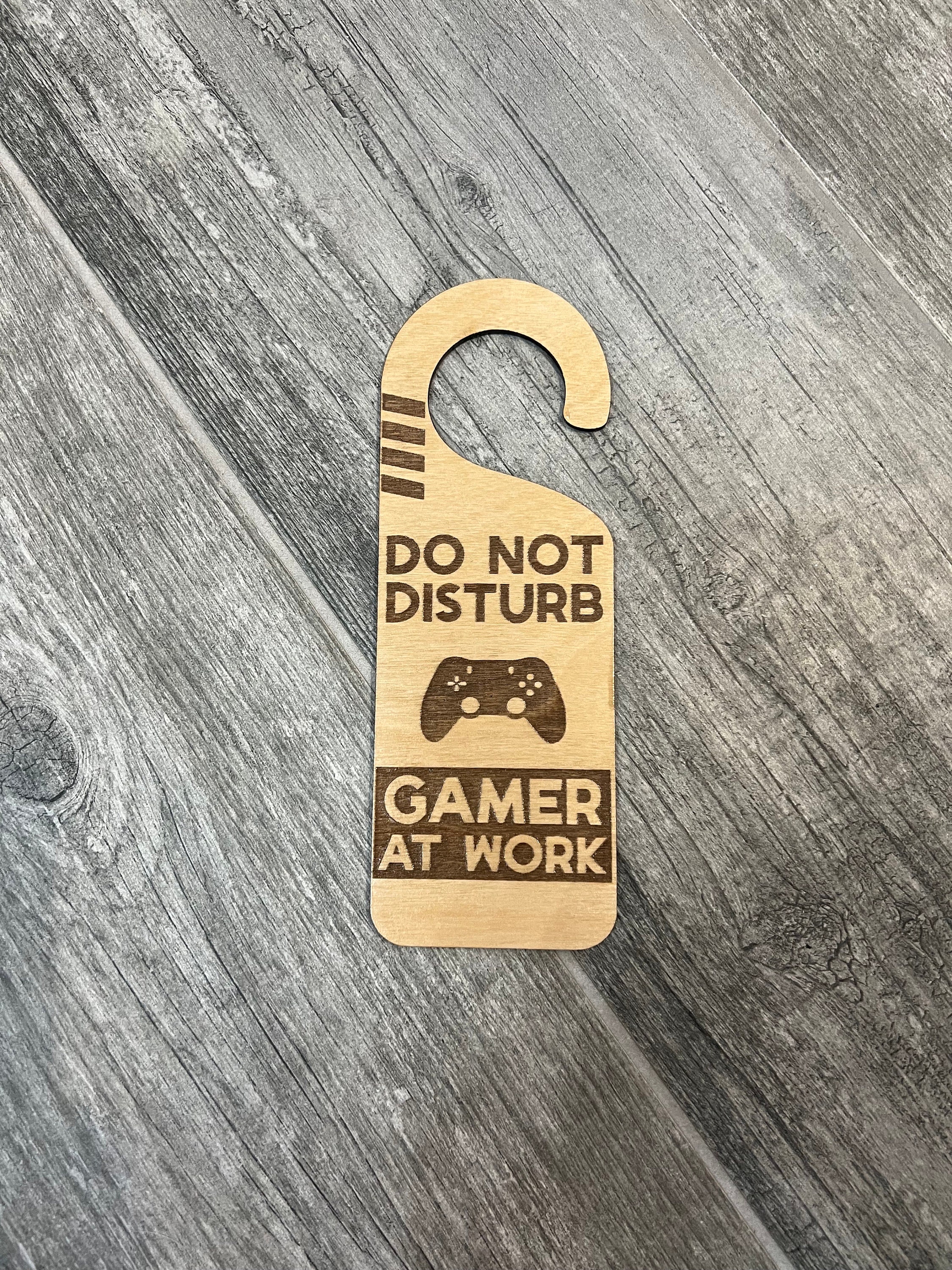 Gamer Do Not Disturb Hanging Door Sign Gift for Gamer - Etsy UK