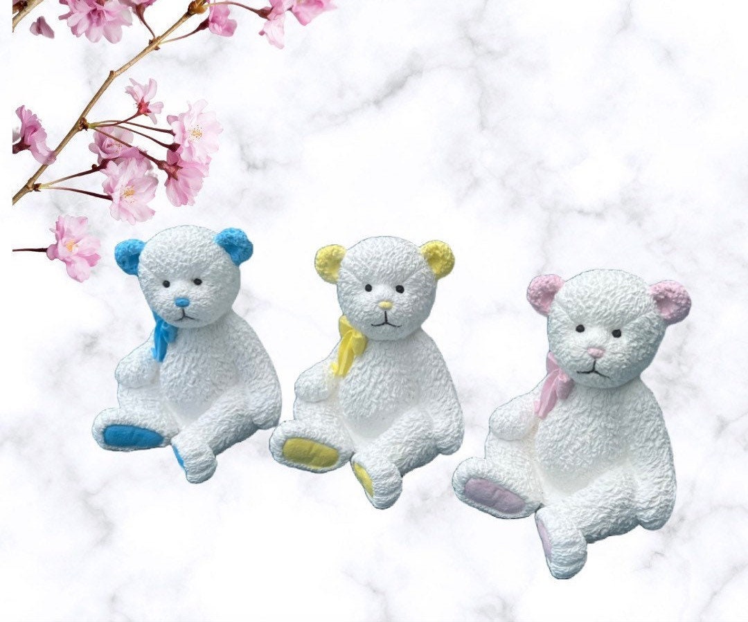 Stone Teddy Bear New Baby Gift for Nursery Teddy Bear Lovers - Etsy