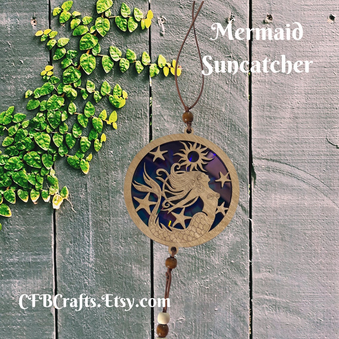Mermaid Suncatcher Gift for Mermaid Lover Ocean Themed Gift - Etsy UK