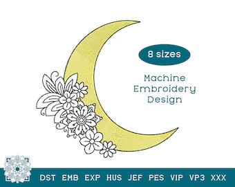 Crescent Moon Design | Etsy