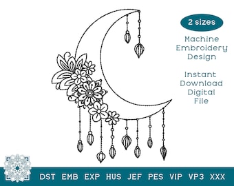 Boho Machine Embroidery - Etsy