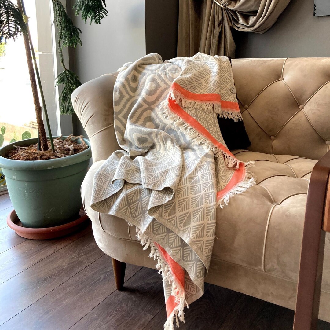 Traditional Turkish Throw Blanket, Blanket for Couch, überwurf Sofa ...