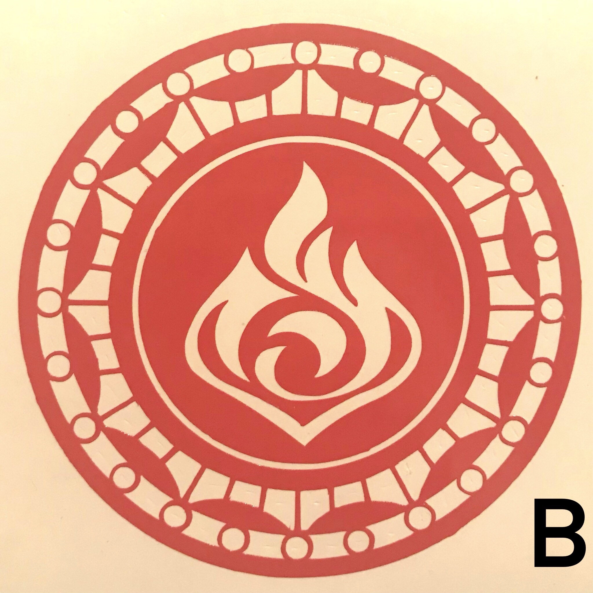 Pyro genshin Impact Vinyl Decal - Etsy