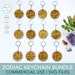 Star Sign SVG Bundle Zodiac Star Sign Charm SVG Keychain Set - Etsy