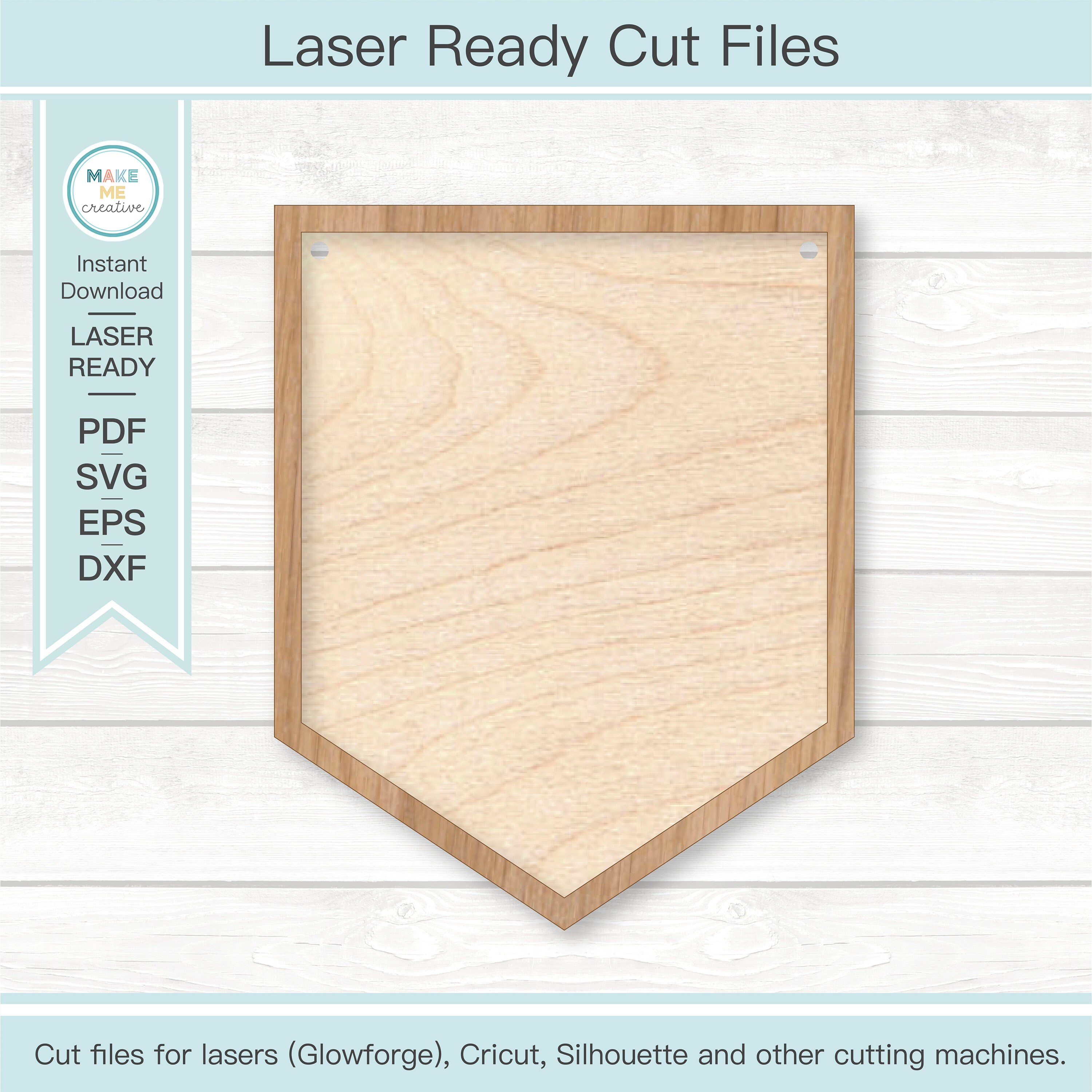 SVG, Hanging Sign Svg, Blank Door Hanger SVG, Glowforge Pattern SVG ...