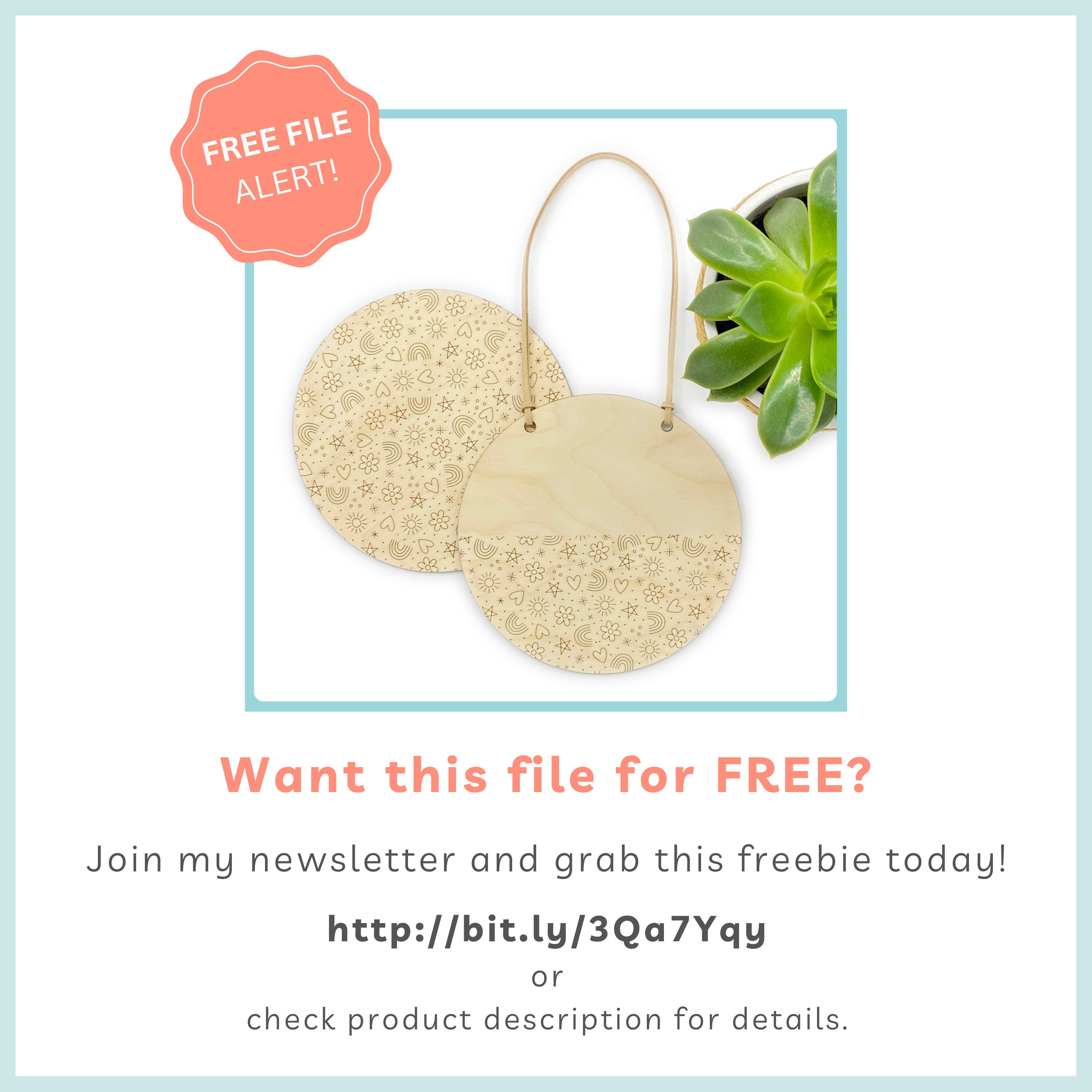 SVG Sign Backer, Scoring Only Pattern Rounds, Laser Ready Cut File for ...