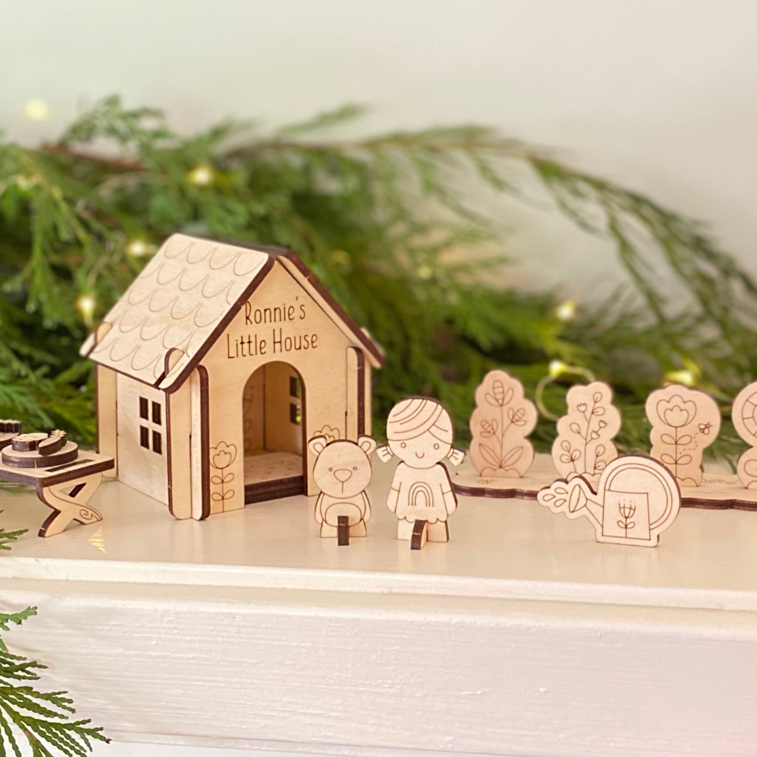 Kids Dollhouse SVG, Pop Out Toy House Laser Cut File, Kids Playhouse ...