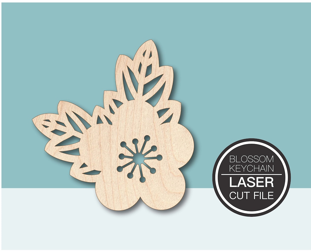 Flower Laser Cut File SVG, Floral Laser File, Blossom Cut File, Floral ...