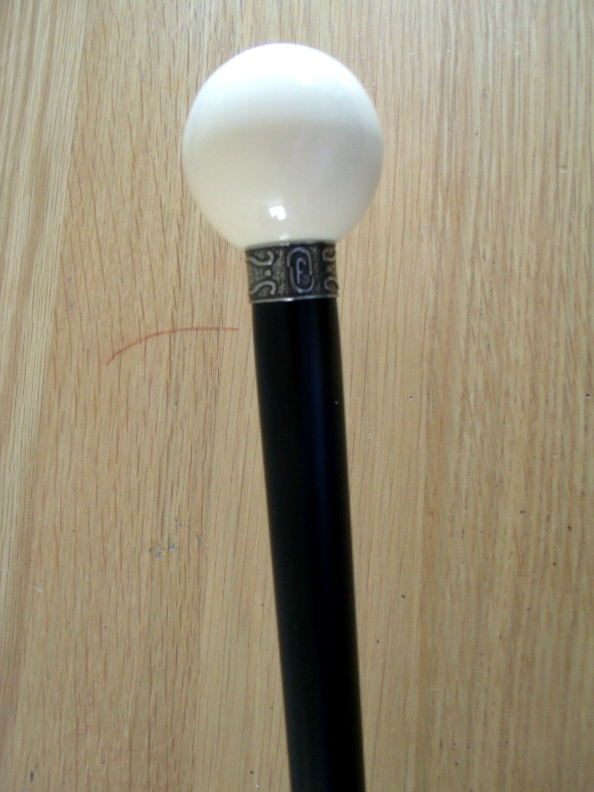 Stylish Dress Walking Stick Ivory Colour Ball Round Handle - Etsy