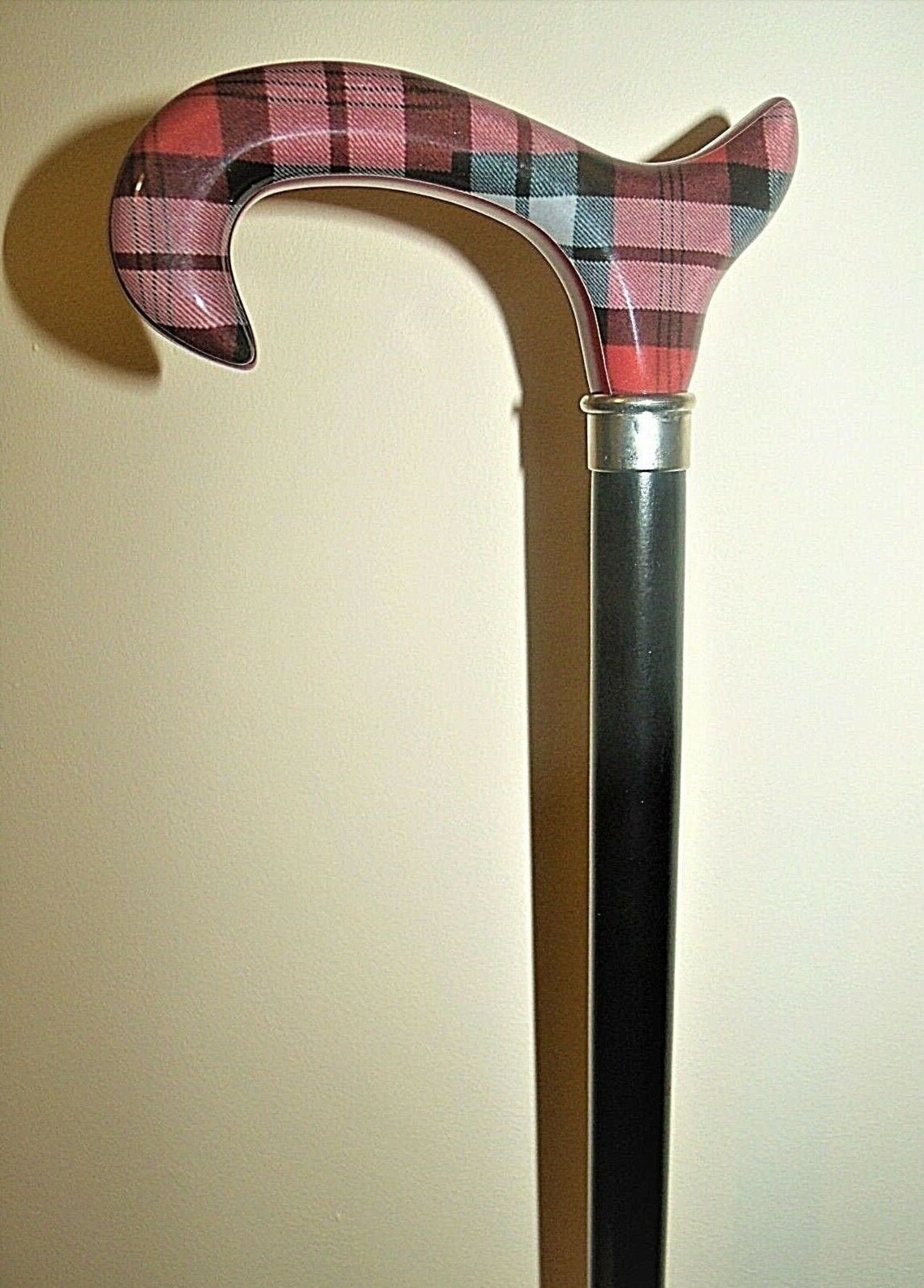 Scottish Check Tartan Walking Stick Derby Handle Black Beech Etsy scottish-check-tartan-walking-stick-derby-handle-black-beech-etsy