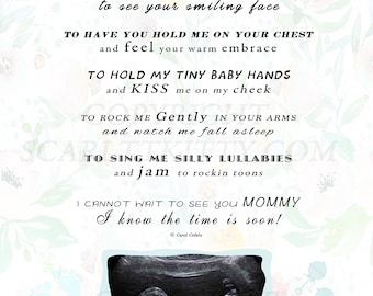 Poem Unborn Baby | Etsy