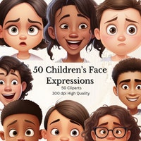 Feelings Faces Kids Png, Emoji Clipart, Emotions Clipart, Educational ...