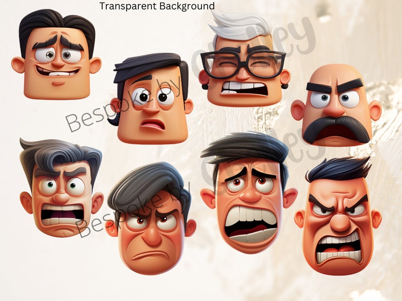 30 Cartoon Villain Clipart Set - Sinister Characters - Evil ...