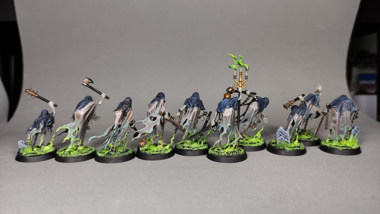 10x Nighthaunt Chainrasp Hordes PEINT Fantasmas Warhammer Age | Etsy