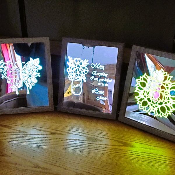 Engraved Wall Mirror - Etsy UK