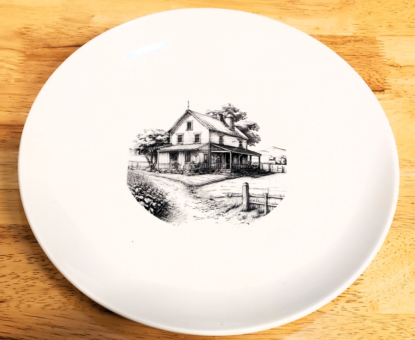Laser Engraved Ceramic Plate: Personalized Decorative Gift - Etsy