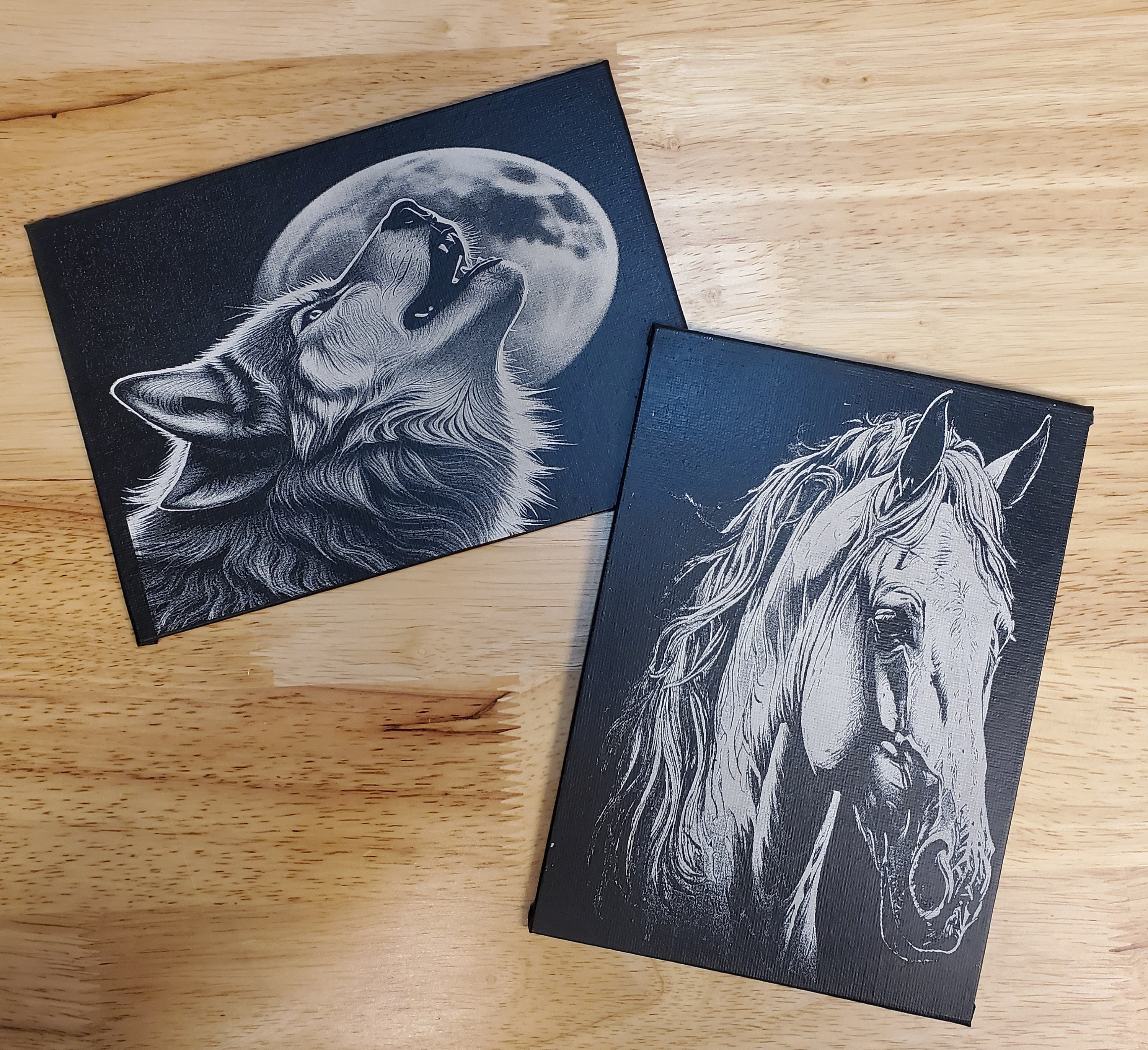 Laser Engraved Canvas Photos, Custom Photos to Canvas, Laser Engraved ...