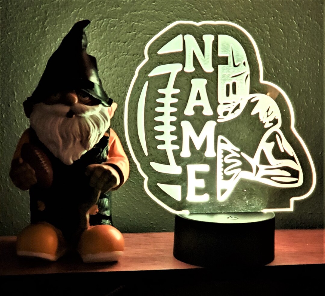 Personalized Sports LED Light: Athlete Gift, Themed Night Light - Etsy