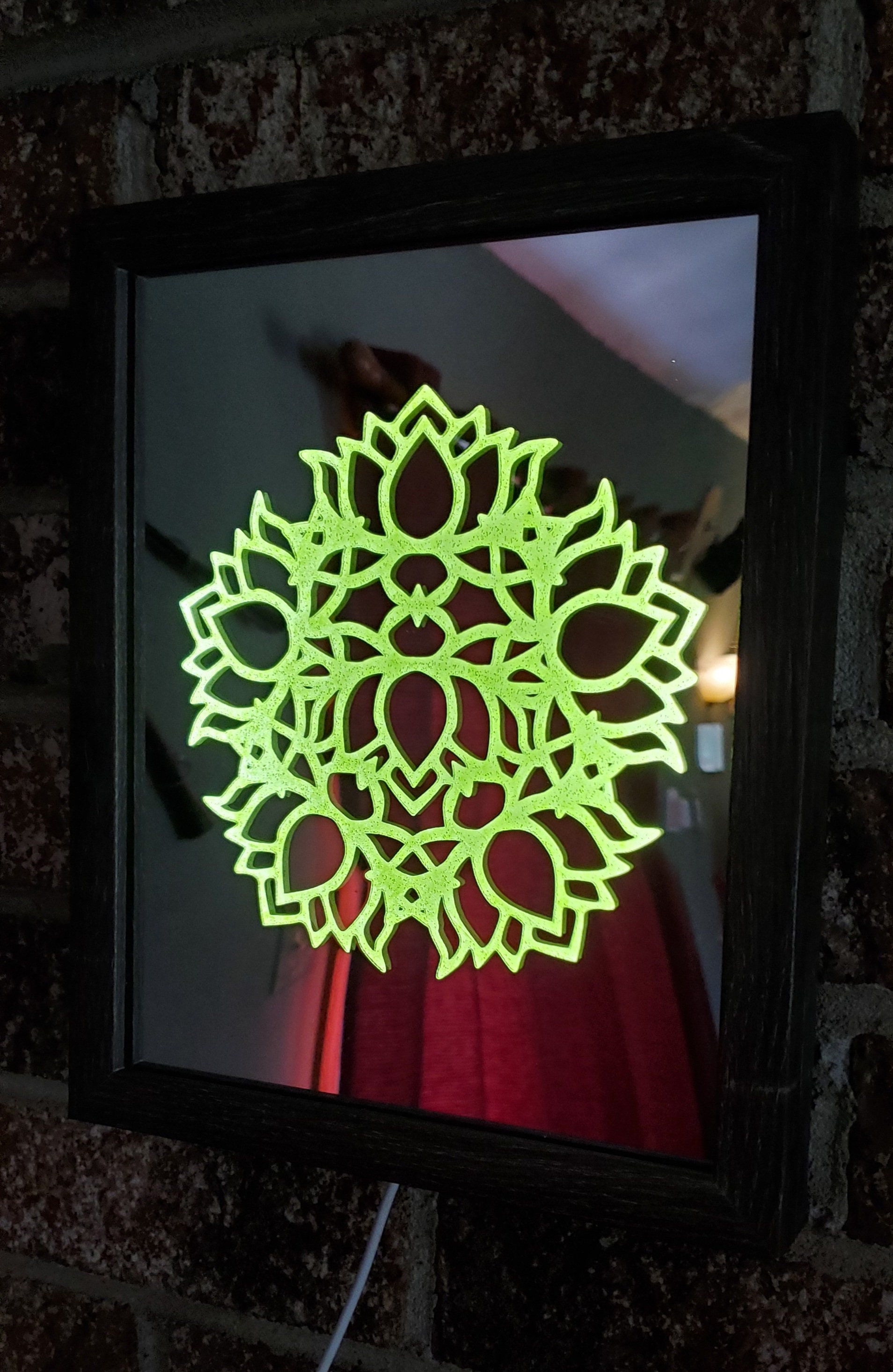 LED Lit Mirror, Custom Engraved LED Mirror, Home Decor, Mother's Day ...