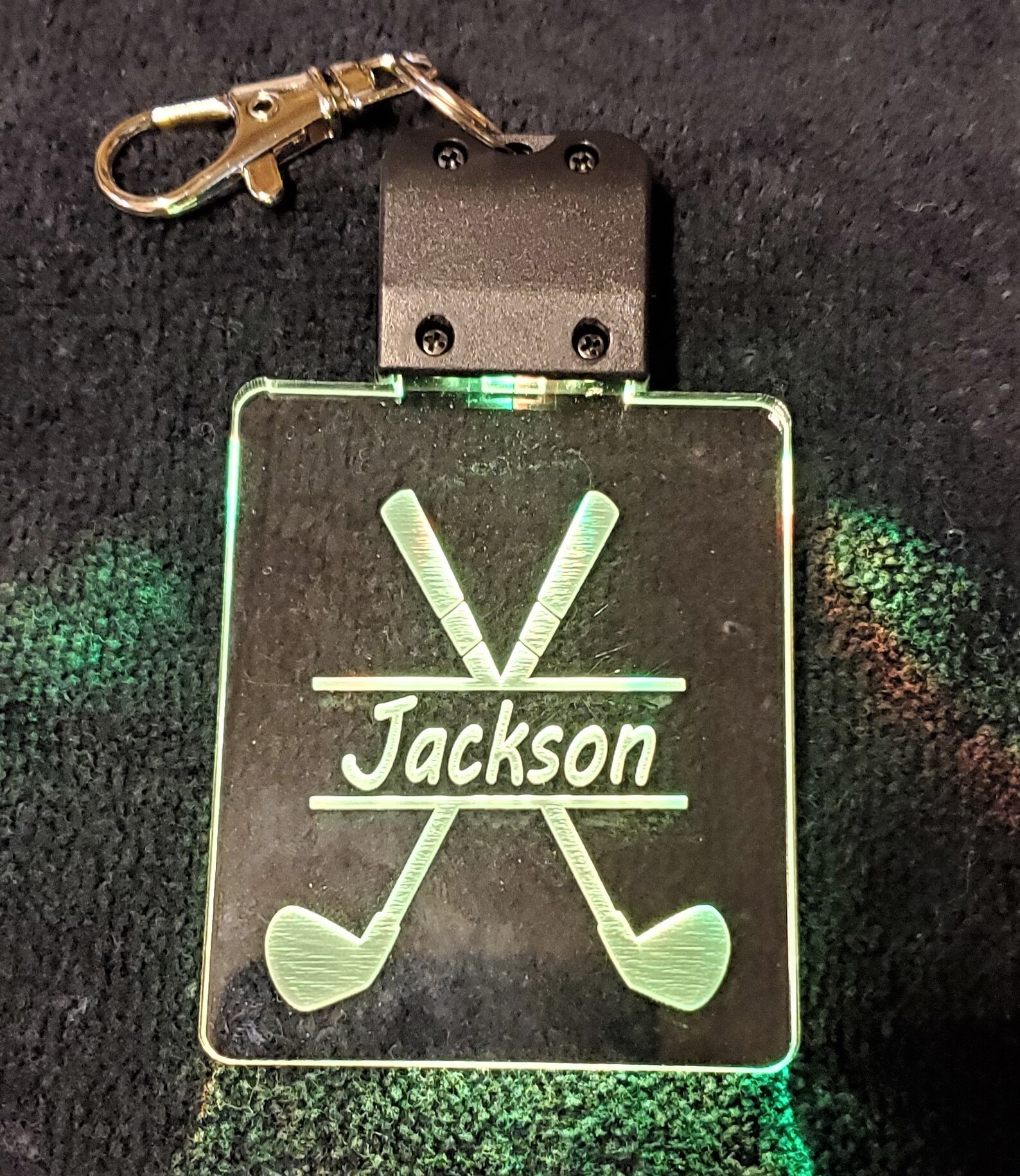 Acrylic LED Keychain, Laser Engraved, Sports Keychain, Activities ...