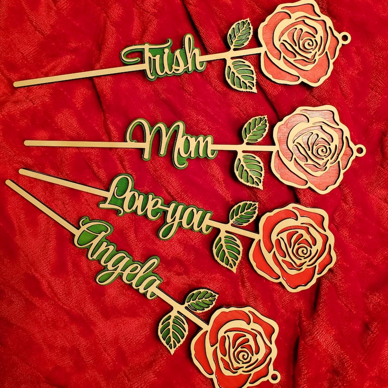 Wooden Rose - Etsy