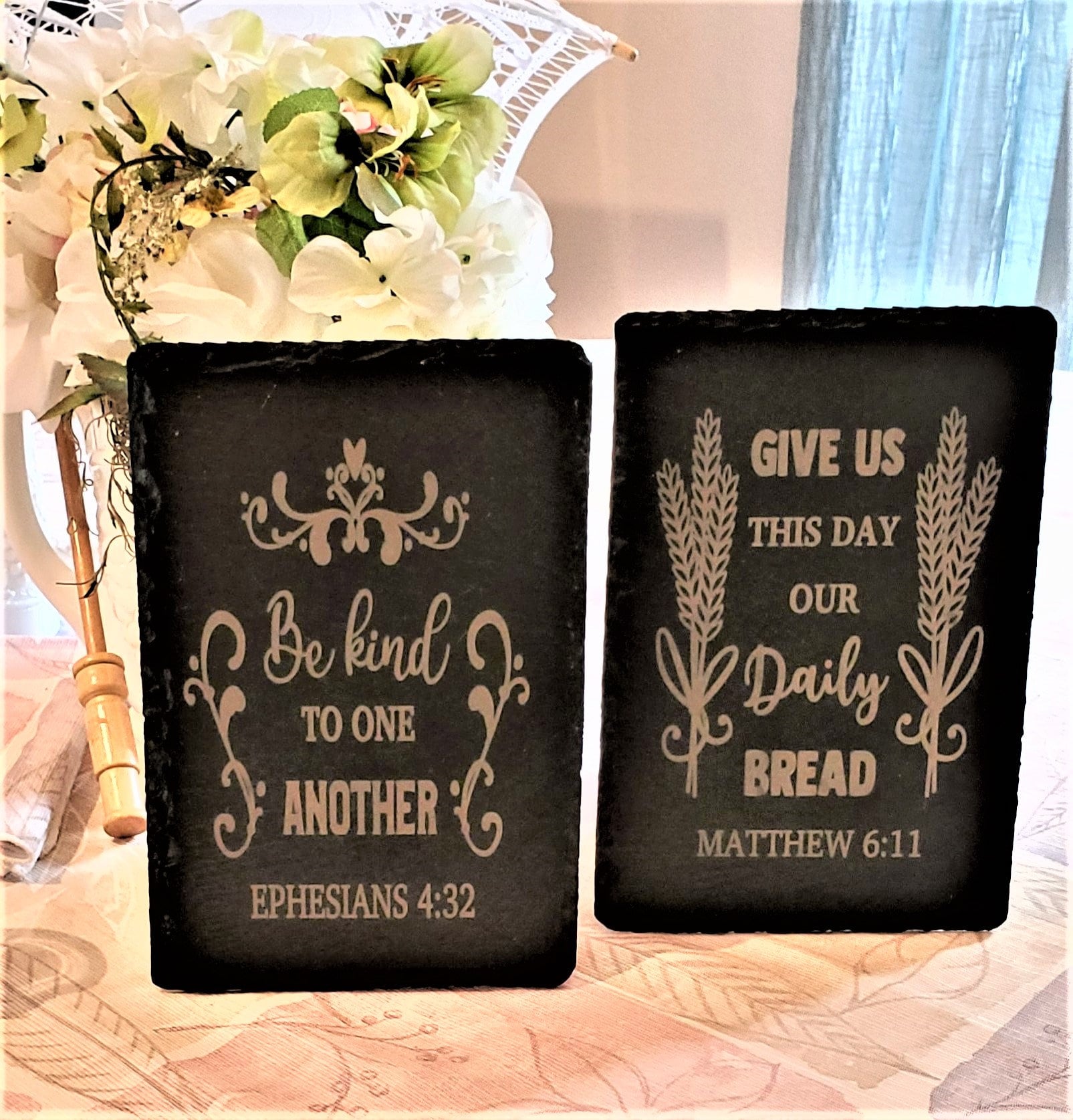 Slate Trivet, Slate Hot Pad, Slate Pot Holder, Slate Sign, Custom Stone ...