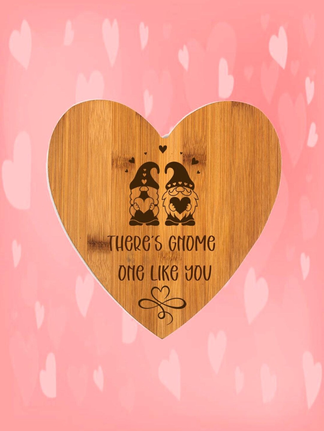 Heart Shaped Bamboo Board 8.5" X 9", Unique Heart Shaped Charcuterie ...
