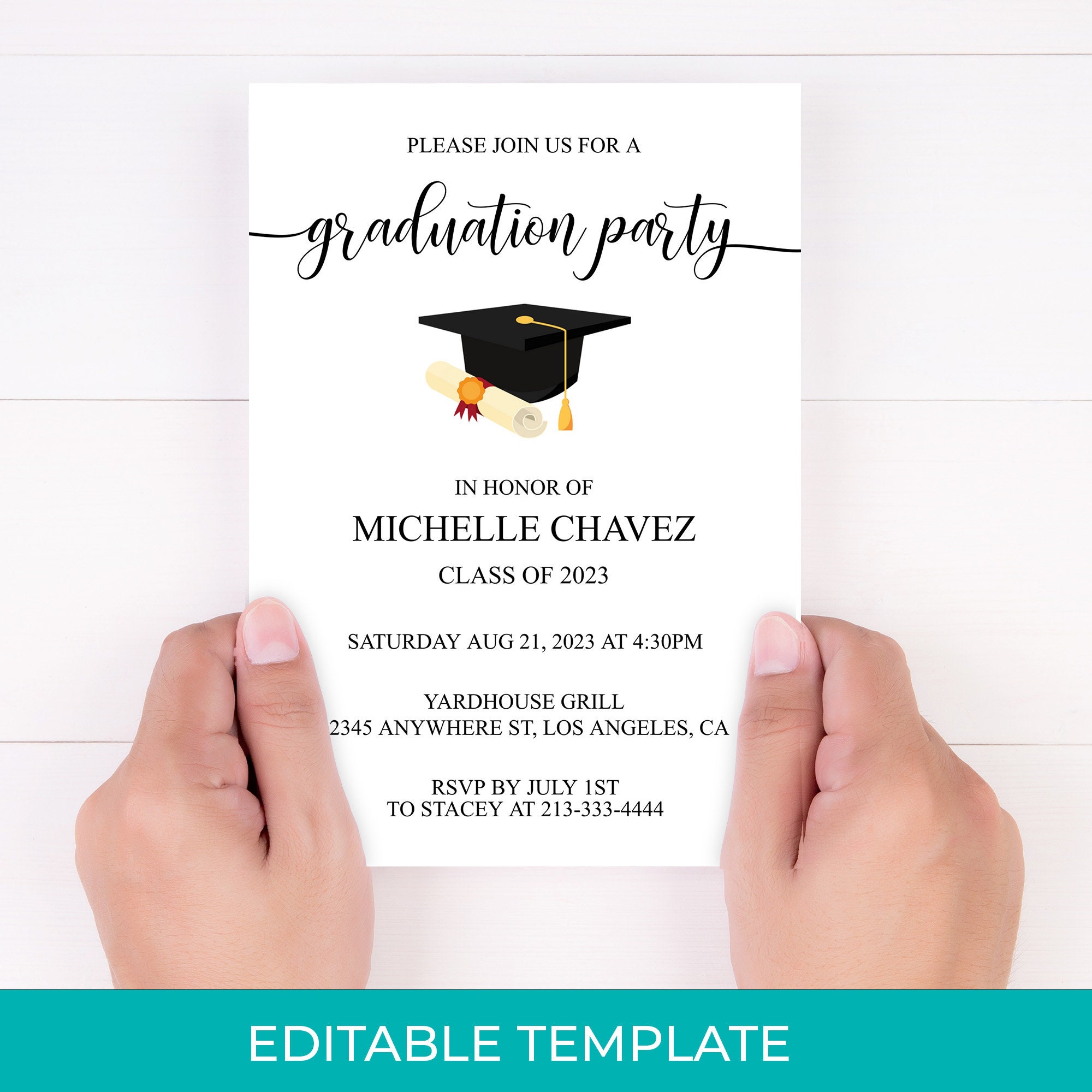 Graduation Party Invitations Templates