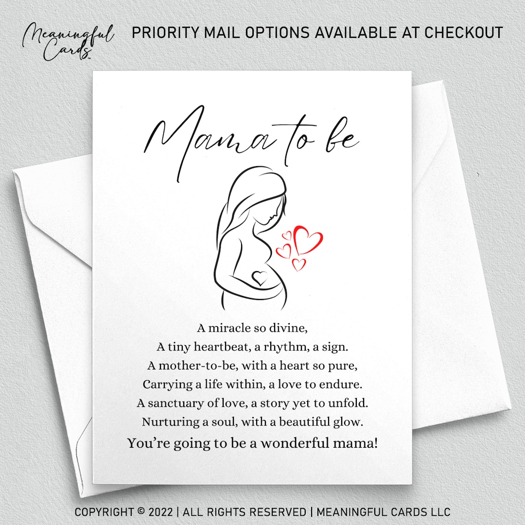 New Mom Gift, New Mama, Mama to Be, New Mom Congrats Gift Message, Gift ...