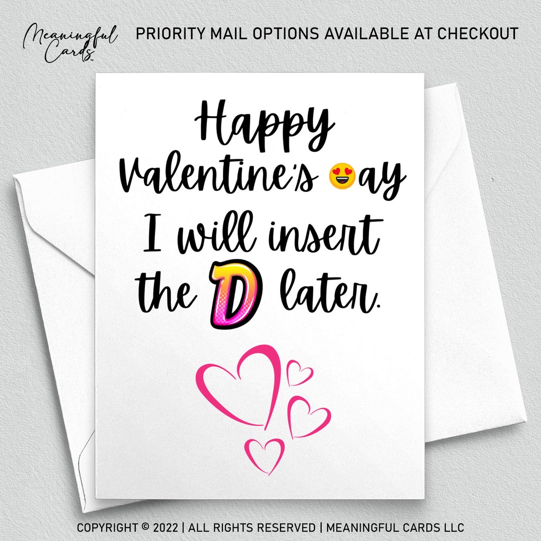 Naughty Valentines Day Card From Husband Sexual The D Later Valentines