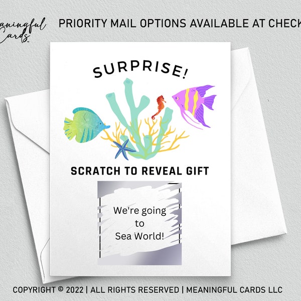 Seaworld Birthday Card - Etsy